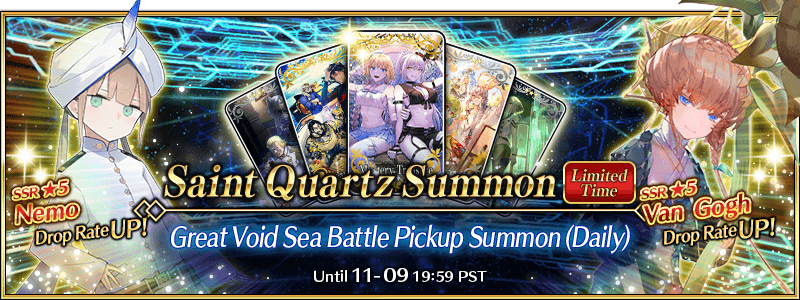 Great Void Sea Battle Imaginary Scramble Pickup Summon (Daily) | Fate Grand Order Wiki - GamePress